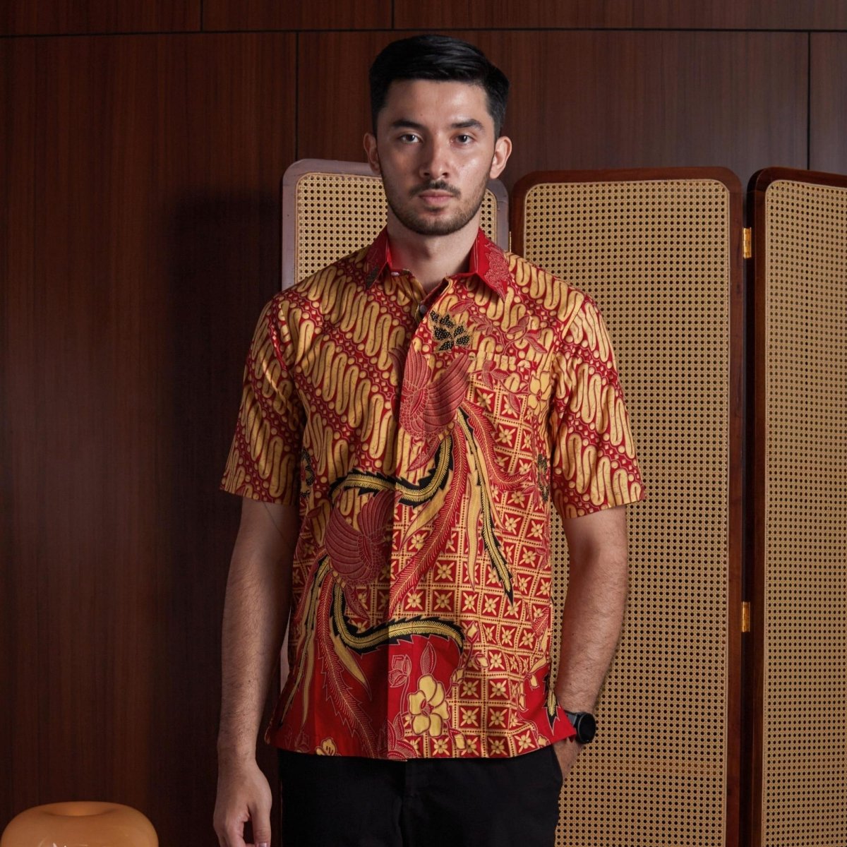 Skorojo - Mandalas Kemeja Batik Pria Premium Lengan Pendek